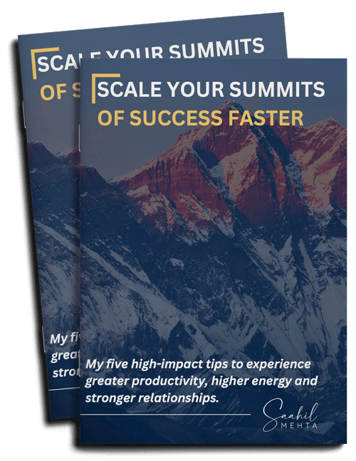 Saahil Mehta | Entrepreneur, Author, Keynote Speaker, and Mountaineer